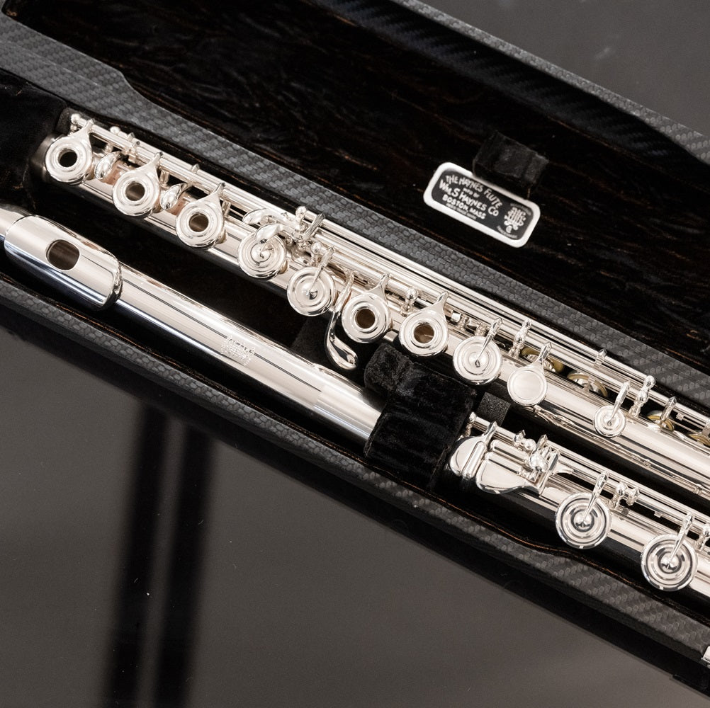 Haynes Custom Handmade Silver Flute - Heavy Wall with Soldered Tonehol ...