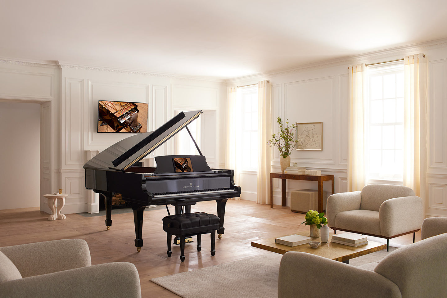 Steinway & Sons Minneapolis-St. Paul Skyline Grand Piano – Schmitt Music